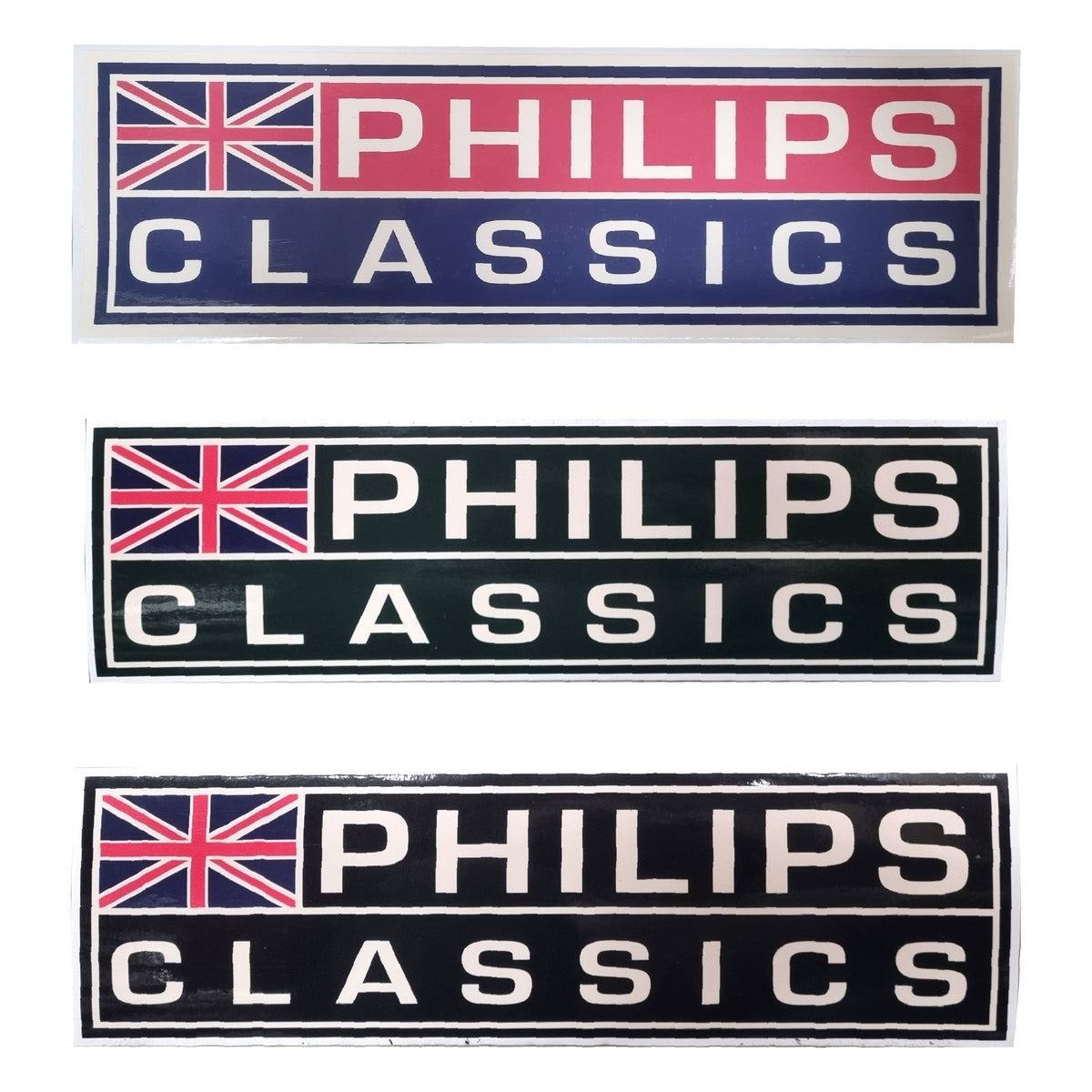PHILIPS CLASSICS BLUE RACING STICKER – Philips Classics