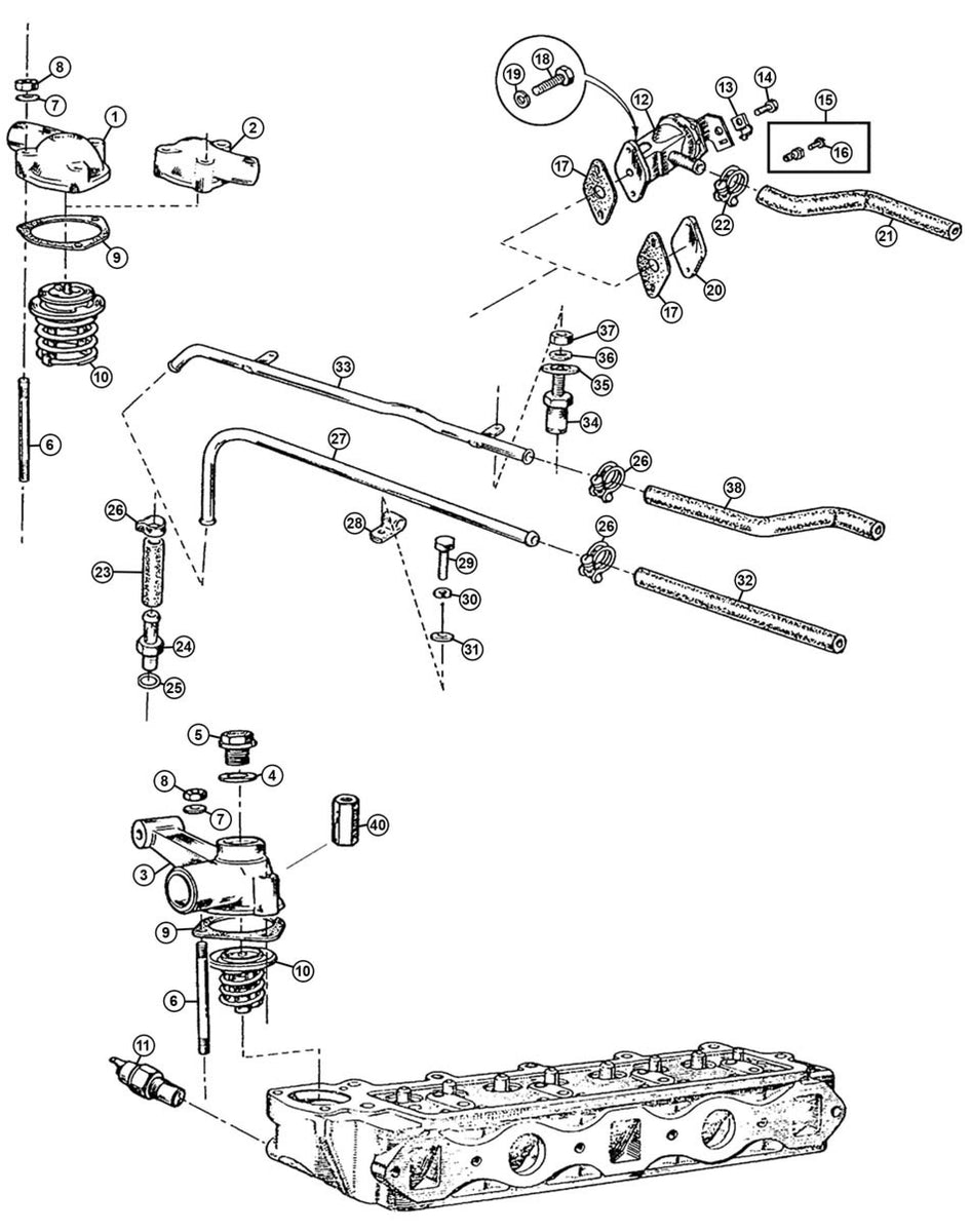 PIPE WATER RETURN, MGA, MGB – Philips Classics