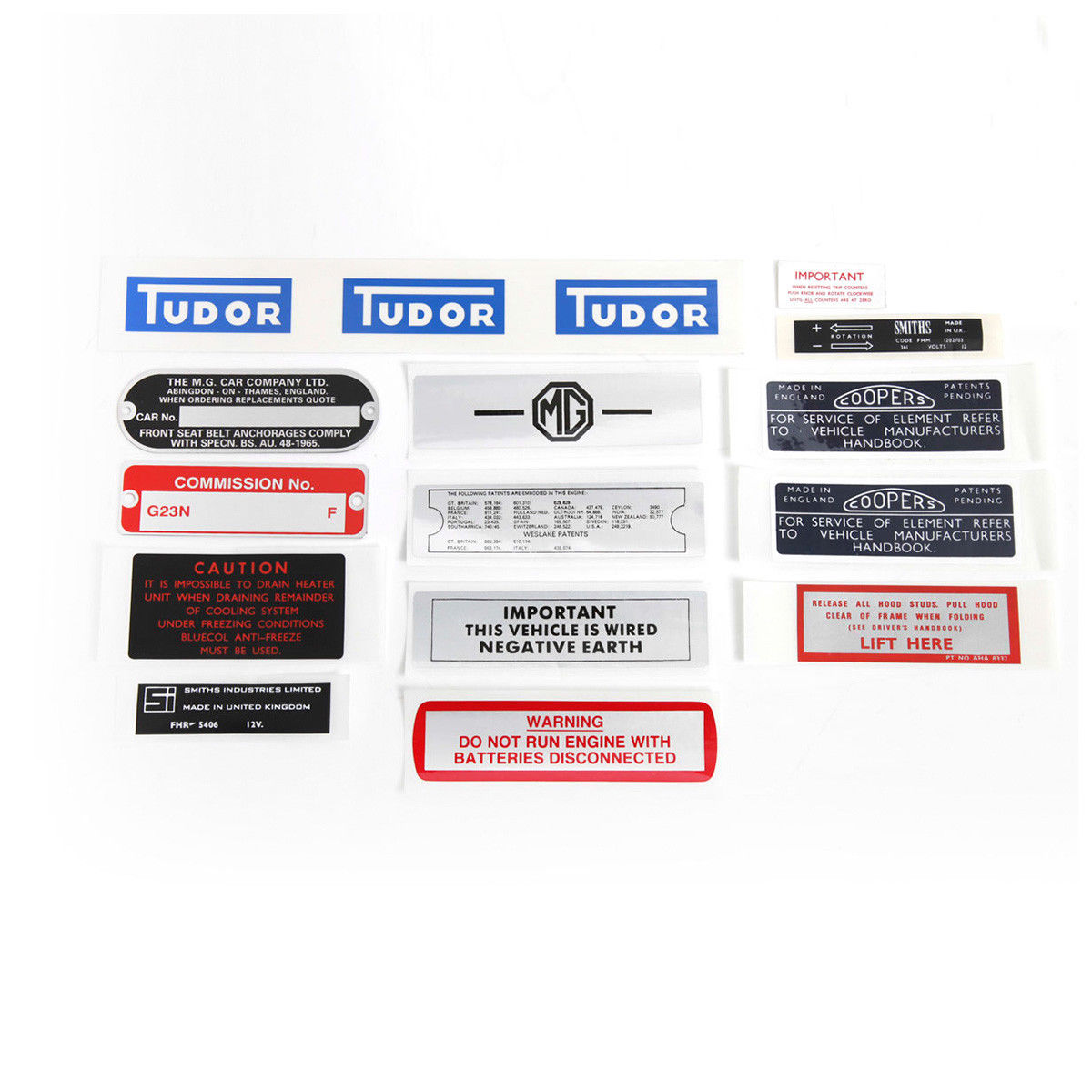 DECAL KIT MGB ROADSTER 1968-1969 – Philips Classics