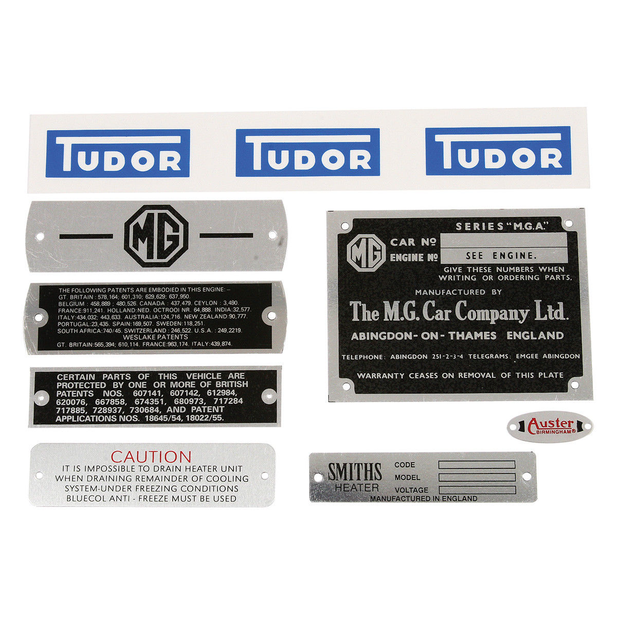 DECAL KIT MGA ROADSTER 1955-1962 – Philips Classics