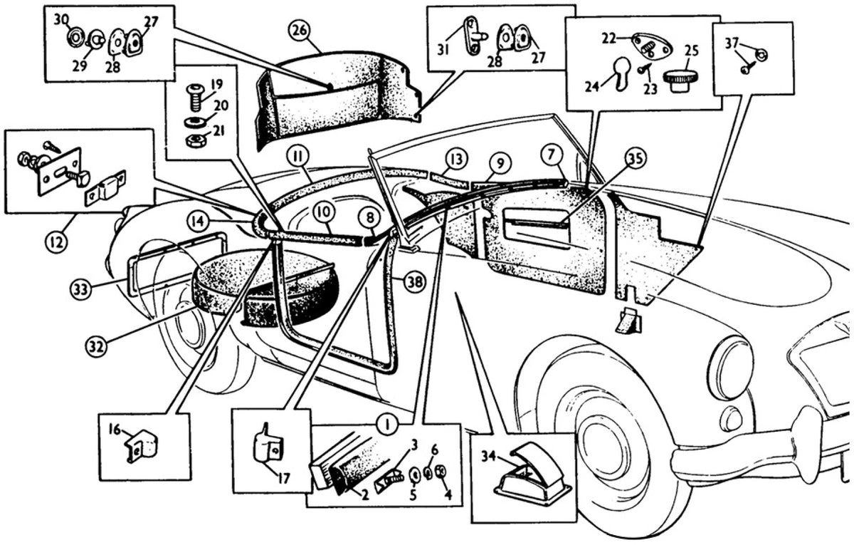 DOOR, SEAL, FURFLEX, RED – Philips Classics
