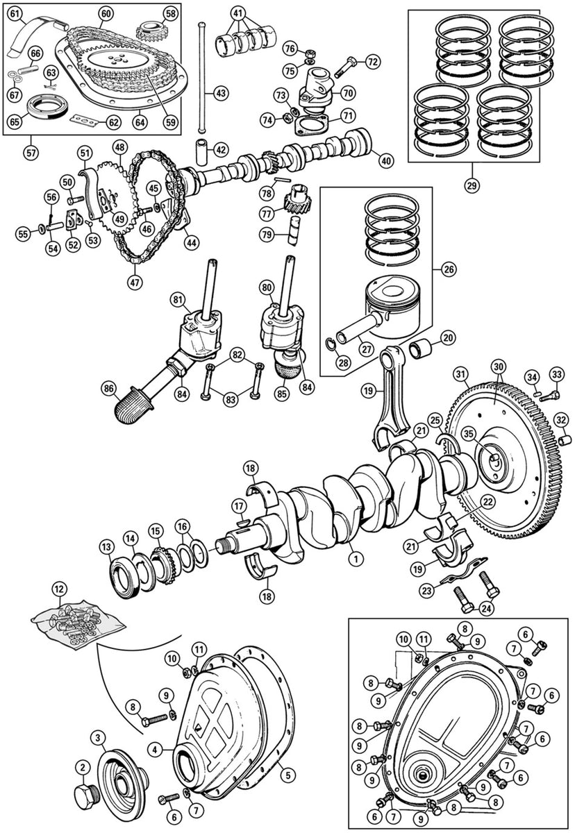 OIL PUMP, SPITFIRE, SPRITE, MIDGET – Philips Classics