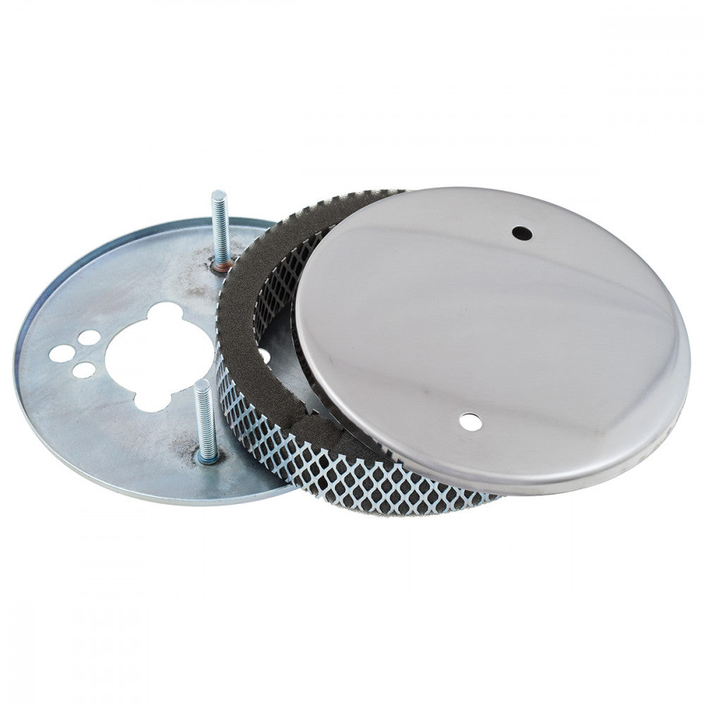 AIR FILTER SPEEDOGRAPH STROMBERG 150CD/S, CENTRE HOLE, 1", CHROME ...